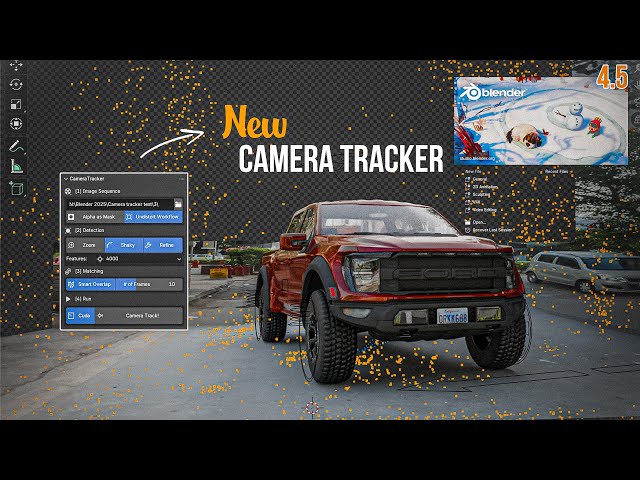 Free Video: Advanced Camera Tracker for Blender 4.5 from NPS 3D ...