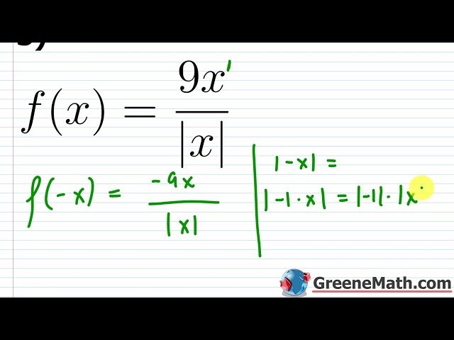 Free Video: Even and Odd Functions - Practice Test Solutions with ...