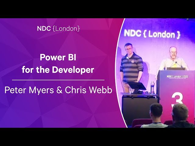 NDC Conferences Talk: Power BI for the Developer from NDC Conferences | Class Central