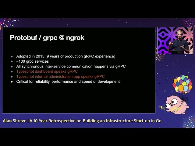 Free Video: Building an Infrastructure Start-up in Go - A 10-Year Retrospective from Gopher ...