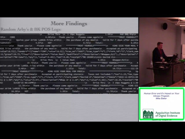 Conference Talks Talk: Human Error and Its Impact on Your Infosec Program from YouTube | Class ...
