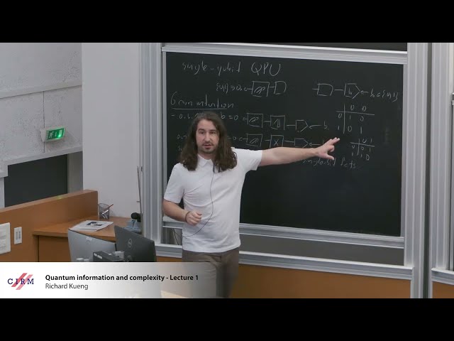 Free Video: Quantum Information and Complexity - Lecture 1 from Centre International de ...