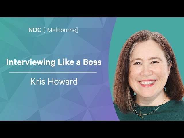 NDC Conferences Talk: Interviewing Like a Boss from NDC Conferences ... NDC Conferences Talk: Interviewing Like a Boss from NDC Conferences ...