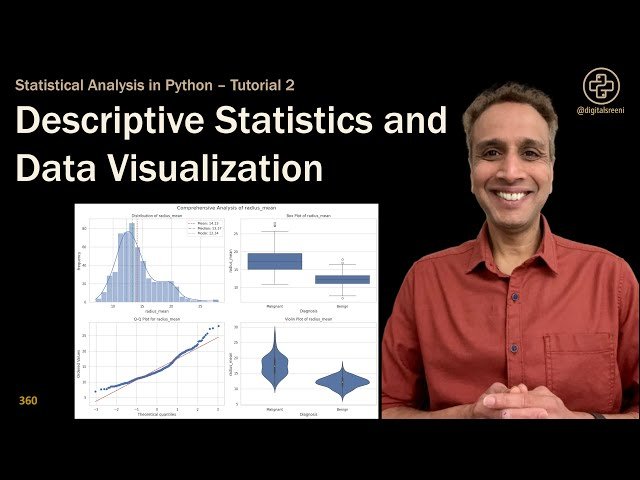 Free Video: Descriptive Statistics and Data Visualization for Breast Cancer Data Analysis from ...