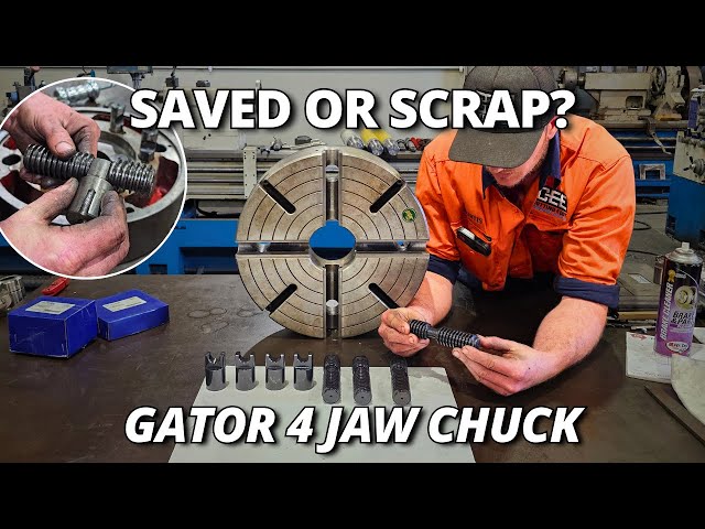 Free Video: Gator 4 Jaw Chuck Update - Can We Save It From Scrap from ...
