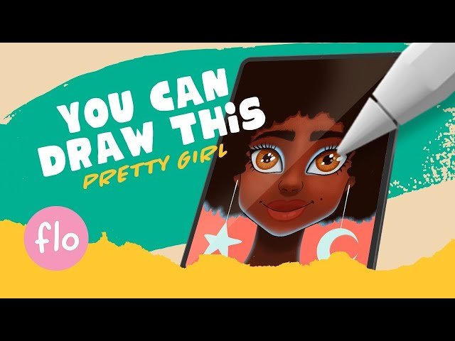 Free Video: You Can Draw This Pretty Girl in Procreate from Art with ...