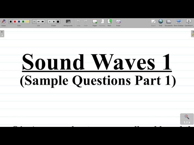 Free Video: Sound Waves - Solutions to JAMB Physics Questions on Sound Waves from Excellence ...
