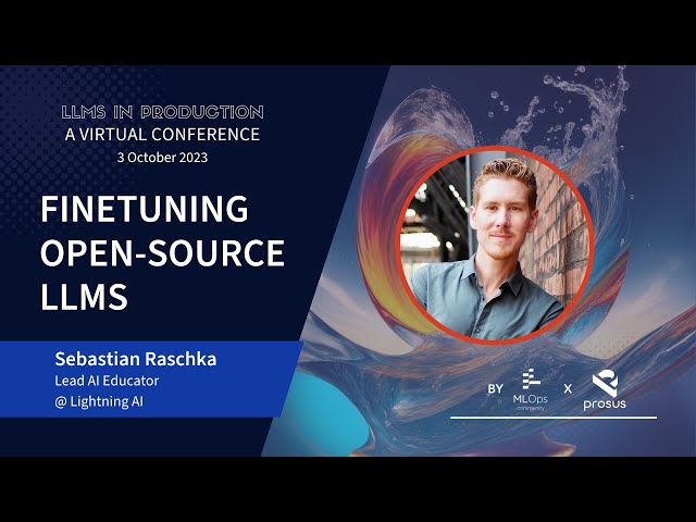 Free Video: Finetuning Open-Source LLMs - Strategies and Custom LLM ...