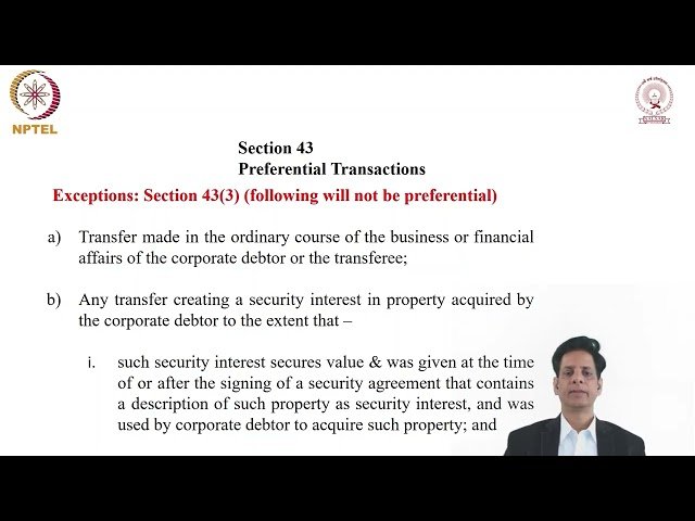 Free Video: Preferential Transactions - Examples, Exemptions ...