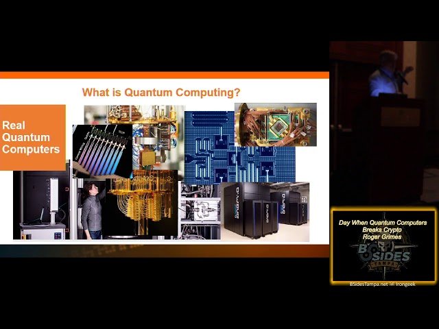 Conference Talks Talk: Day When Quantum Computers Break Crypto from YouTube | Class Central