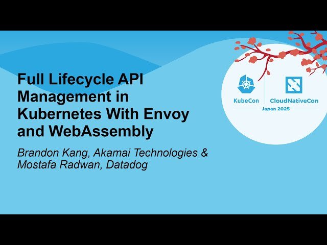 Free Video: Full Lifecycle API Management in Kubernetes With Envoy and ...