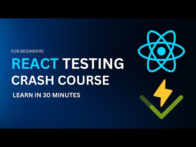 Free Video: React Testing with Vitest - A Beginner's Guide from ...