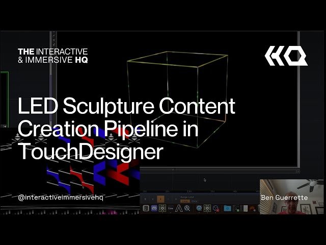 Free Video: LED Sculpture Content Creation Pipeline in TouchDesigner from The Interactive ...