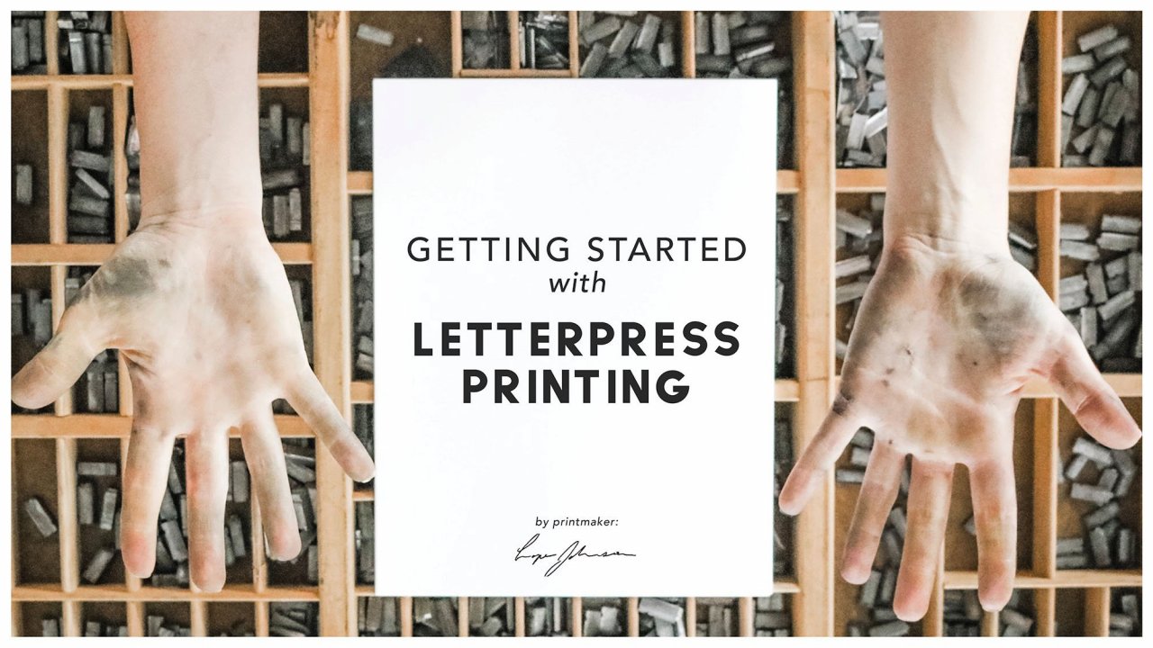 Online Course: Getting Started with Letterpress Printing from ...