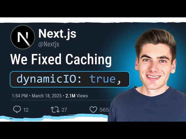 Free Video: Next.js Finally Fixed Caching - Deep Dive into DynamicIO and "use cache" Features ...