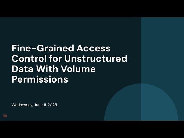 Free Video: Fine-Grained Access Control for Unstructured Data With ...
