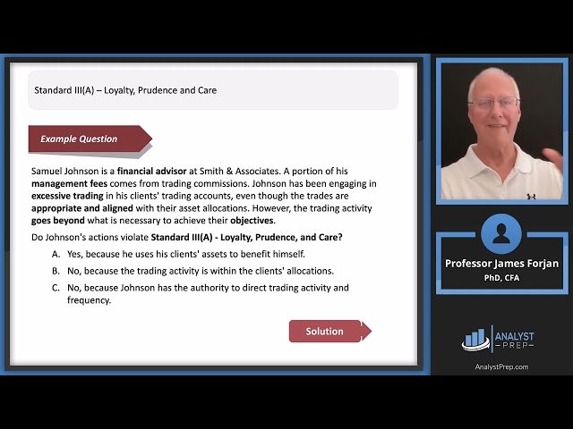 Free Video: Standard III - Duties to Clients - 2025 Level II CFA Exam Ethics Reading 32 from ...