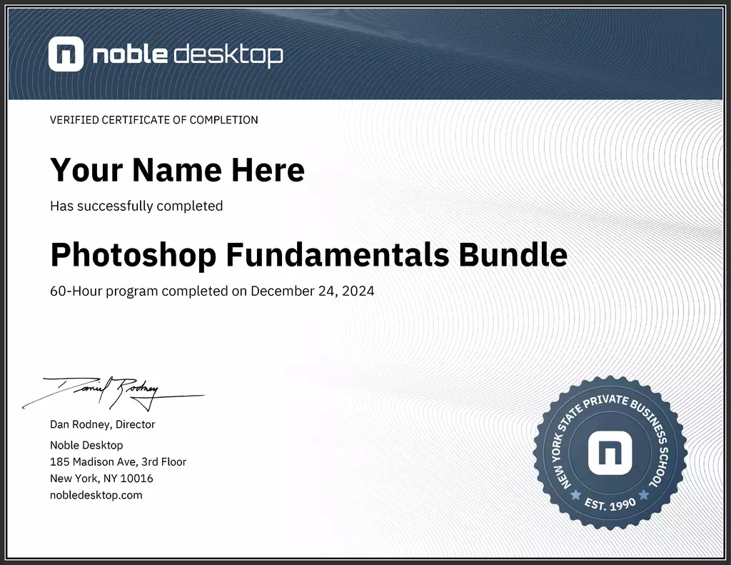 Online Course: Photoshop Fundamentals Course (Self-Paced) from Noble ...