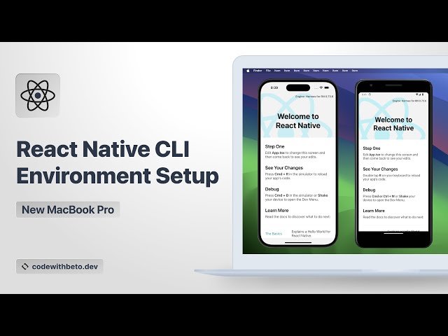 Free Video: React Native Environment Setup for Mac - Apple Silicon from Code with Beto | Class ...