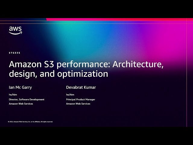 Free Video: Amazon S3 Performance - Architecture, Design, and ...