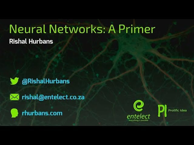 NDC Conferences Talk: Neural Networks - A Primer from NDC Conferences ...