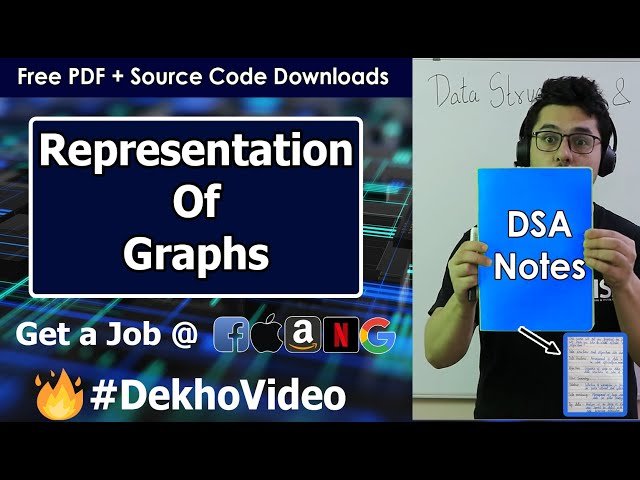 Free Video: Representation of Graphs - Adjacency List, Adjacency Matrix ...