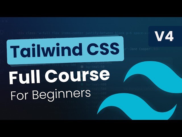 Free Video: Tailwind CSS V4 Crash Course 2025 - Become a Tailwind Pro in 1.5 Hours from ...