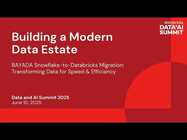 Free Video: Bayada's Snowflake-to-Databricks Migration - Transforming Data for Speed and ...