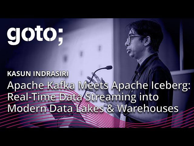 Free Video: Apache Kafka and Apache Iceberg: Real-Time Data Streaming into Modern Data Lakes ...