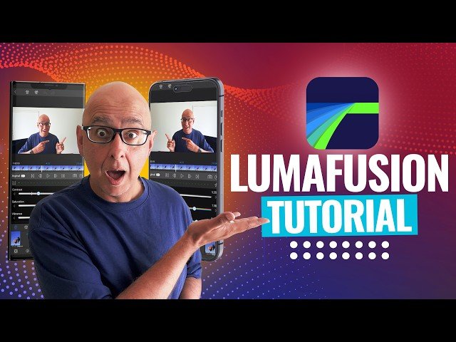 Free Video: LumaFusion Video Editing Tutorial for iPhone, iPad and Android - 2025 from Justin ...