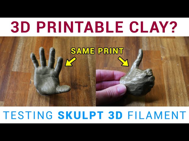 Free Video: 3D Skulpt Filament - 3D Printable Clay? from Teaching Tech ...