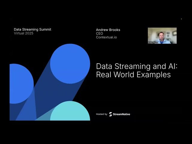 Free Video: Data Streaming and AI in the Real World - Practical Examples from StreamNative ...