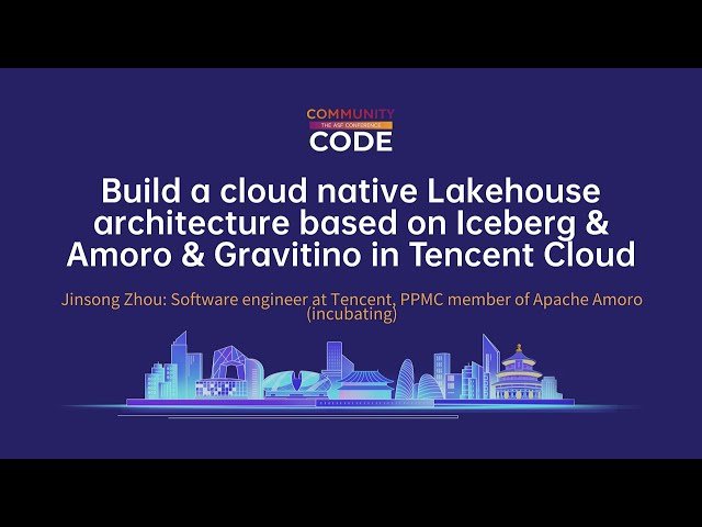 Free Video: Build a Cloud Native Lakehouse Architecture Based on Iceberg, Amoro, and Gravitino ...