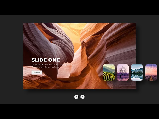 Free Video: Beautiful Image Slider Using HTML, CSS and JavaScript - Beginner Project from EGATOR ...