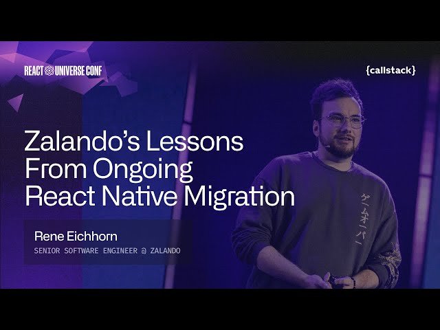 Free Video: Adopting Cross-Platform React Native at Scale - Zalando's Learnings from Callstack ...