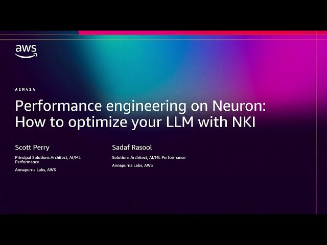 Free Video: Performance Engineering on Neuron - How to Optimize Your ...