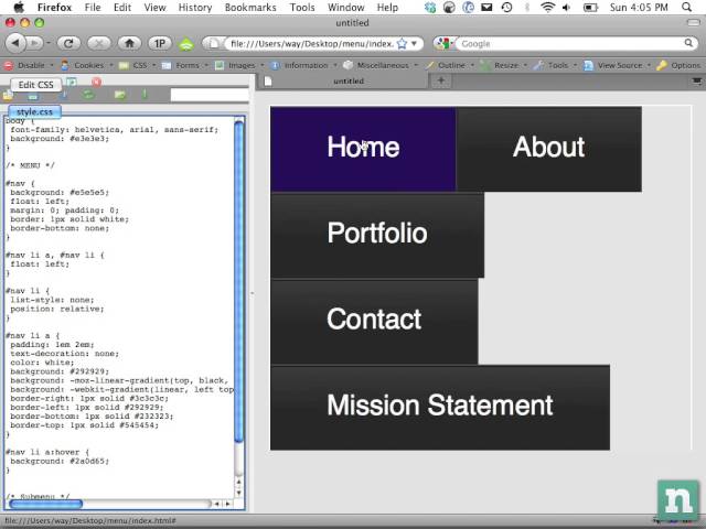 Free Video: Build and Enhance a 3-Level Menu from Envato Tuts+ | Class ...