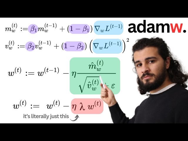 Free Video: AdamW Optimizer from Scratch in Python from Yacine Mahdid | Class Central