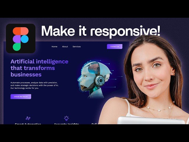 Free Video: Creating Responsive Layouts with Constraints in Figma from Flux Academy | Class Central
