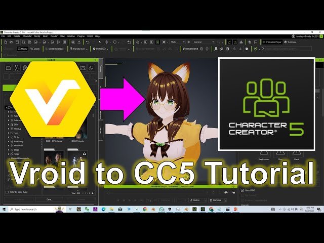 Free Video: VRoid to Character Creator 5 and iClone 8 Tutorial from Freedom Arts - 3D Animation ...