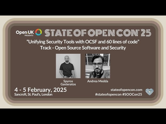 Free Video: Unifying Security Tools with OCSF and 60 Lines of Code from ...