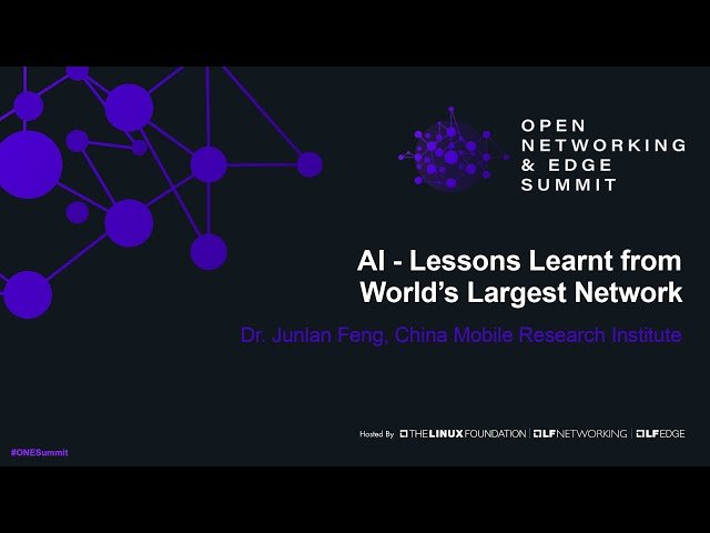 Free Video: AI - Lessons Learnt from World's Largest Network from LF Networking | Class Central
