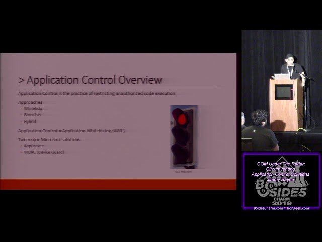 Conference Talks Talk: COM Under the Radar - Circumventing Application ...