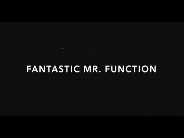 NDC Conferences Talk: Fantastic Mr. Function from NDC Conferences | Class Central
