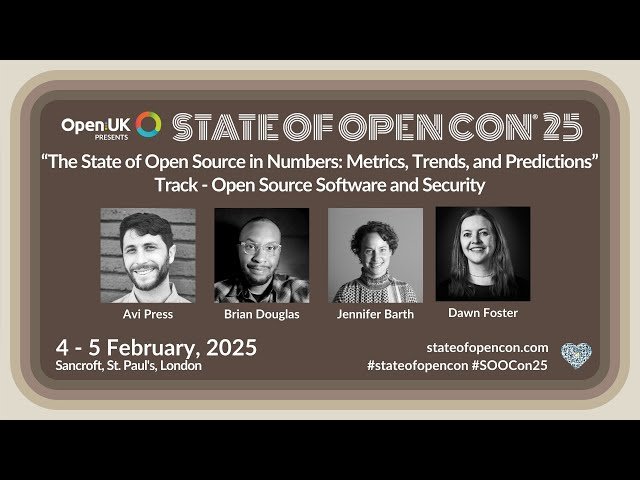 Free Video: The State of Open Source in Numbers - Metrics, Trends, and Predictions from OpenUK ...