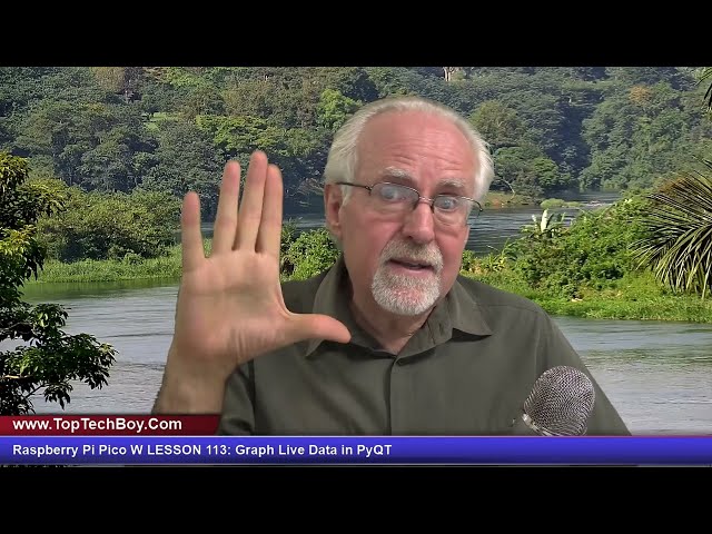 Free Video Raspberry Pi Pico W Graph Live Data In Pyqt Lesson 113 From Paul Mcwhorter