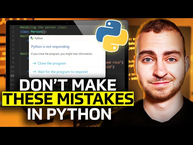 Free Video: PLEASE Stop Making These Python Coding Mistakes from Tech ...