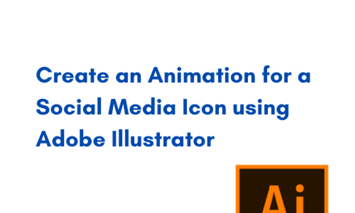 Online Course: Create an Animation for a Social Media Icon using Adobe ...