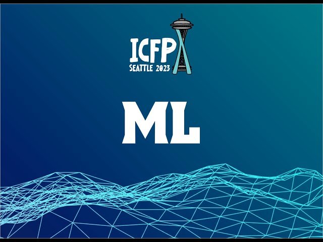 Free Video: A New Standard ML Prettyprinter Library - An Experience ...