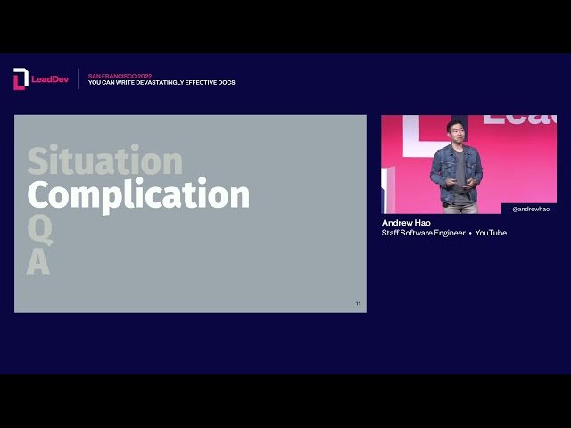Free Video: You Can Write Devastatingly Effective Docs - Using the SCQA Framework from LeadDev ...